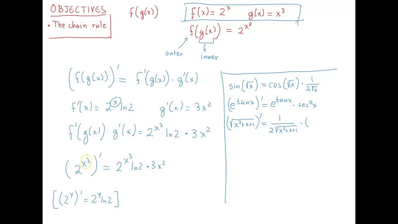 Calculus for Life Sciences - Lecture 25: The Chain Rule - YouTube