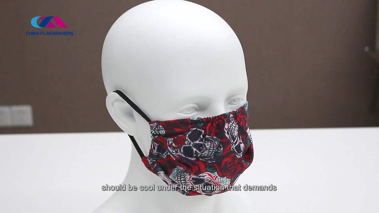 Silk Spandex Face Mask - YouTube