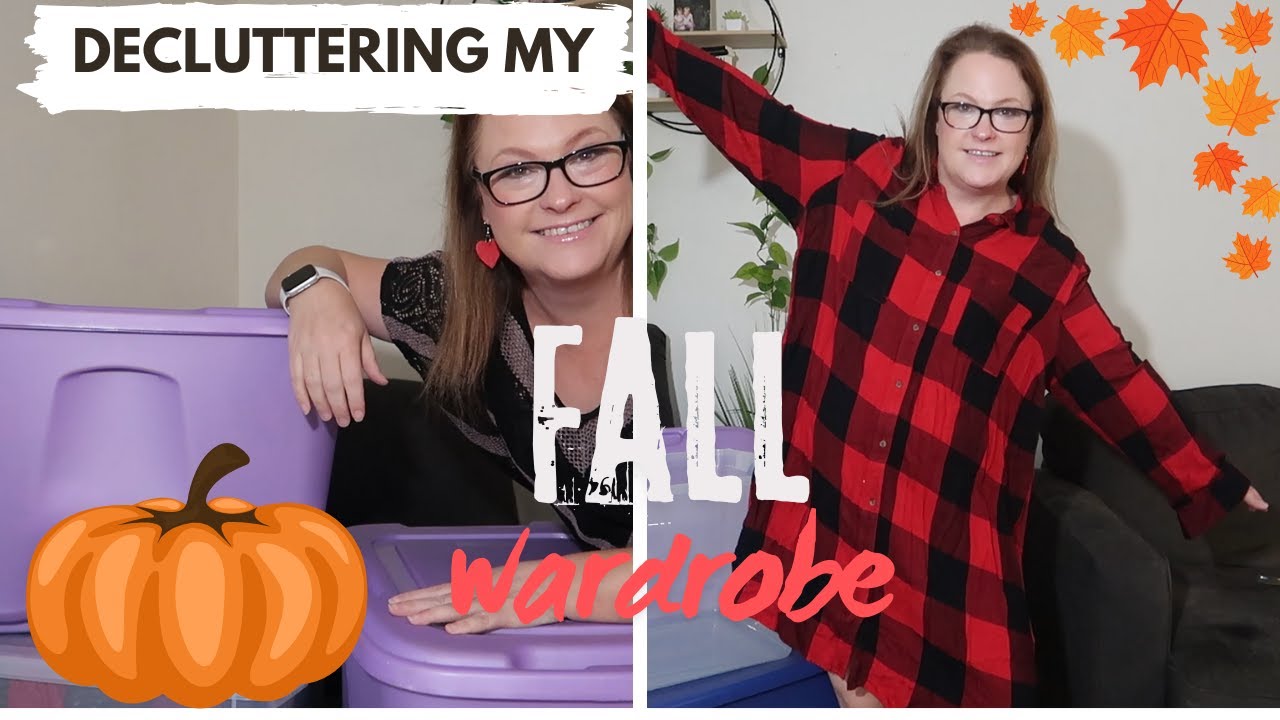 Decluttering My Fall/Winter Wardrobe (Why Do I Own So Many Cardigans?) - YouTube
