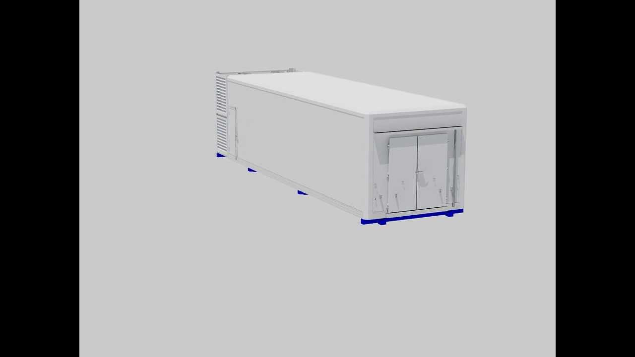 Dawsonrentals Blast Freezer External - YouTube