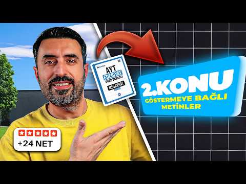 GÖSTERMEYE BAĞLI METİNLER SORU ÇÖZÜMÜ | 2.Konu | 📌 2026 AYT Edebiyat Soru Bankası