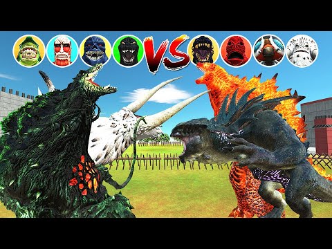 Kaiju Tournament 3VS3 Random: Team King Kong + Team Shimo VS Team Zilla ...