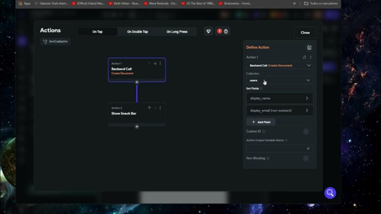 Flutterflow Problema do Users erro Can only create a "users" document via an Authentication ...