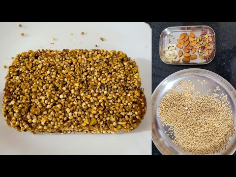 Sorgum Chikki / Jowar Chikki / mani cholam Chikki | മണിച്ചോളം മിട്ടായി ...