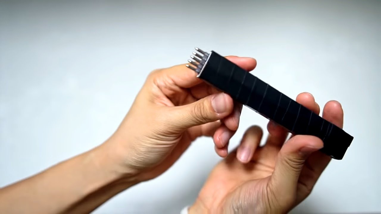 DIY Five-Line Staff Pen - YouTube