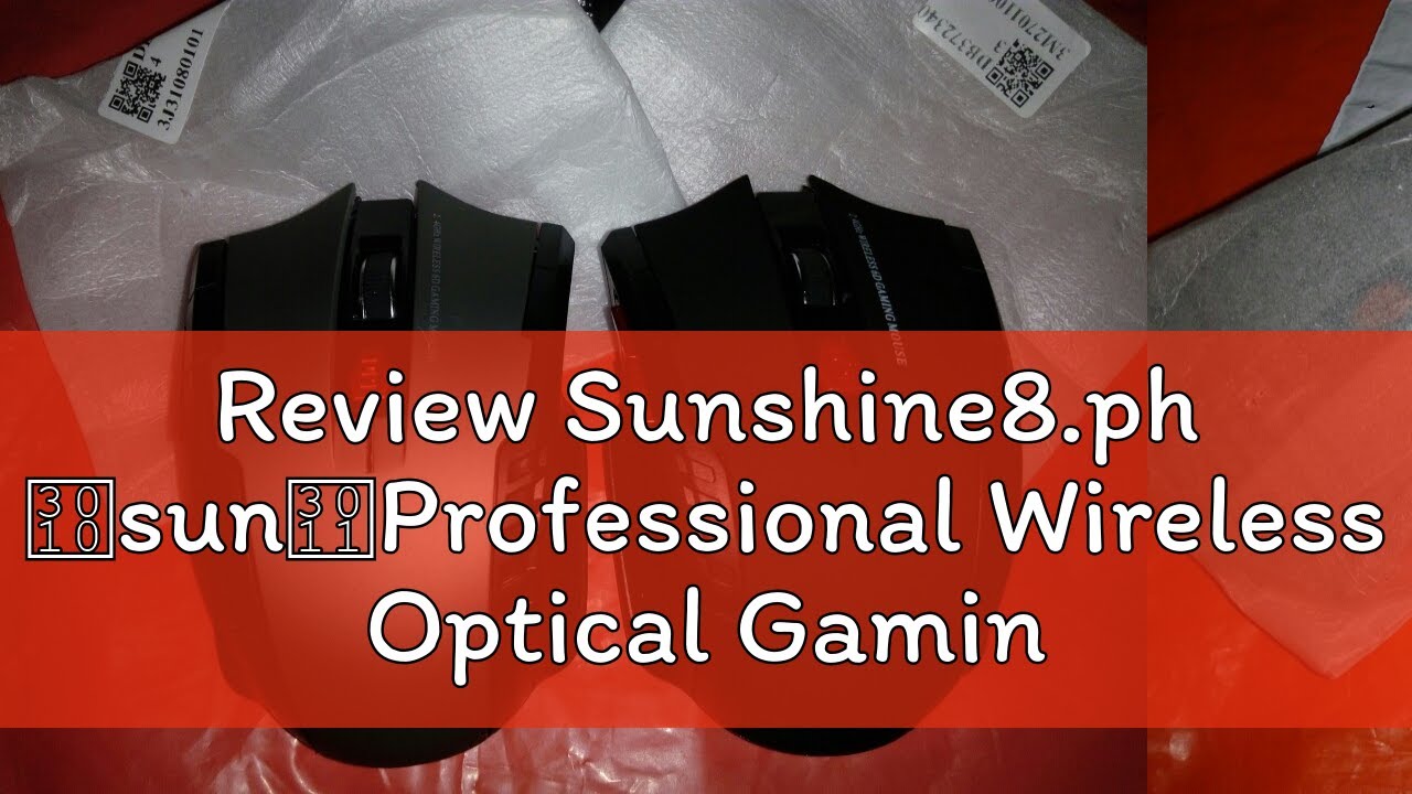 Review Sunshine8.ph 【sun】Professional Wireless Optical Gaming Mouse ...