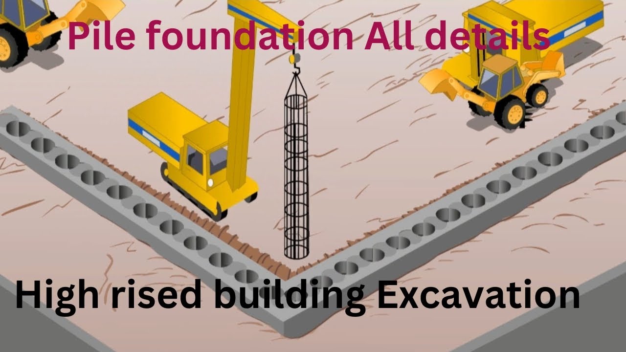 what is pile foundation all details - YouTube