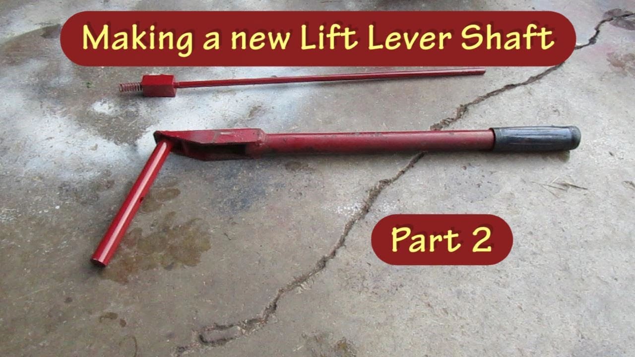 Making a new Lift Lever Shaft Part 2 - YouTube