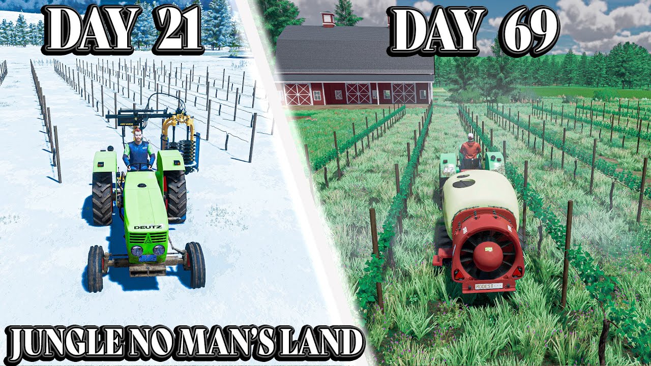 Spraying Grapes on Jungle No Man's Land - YouTube
