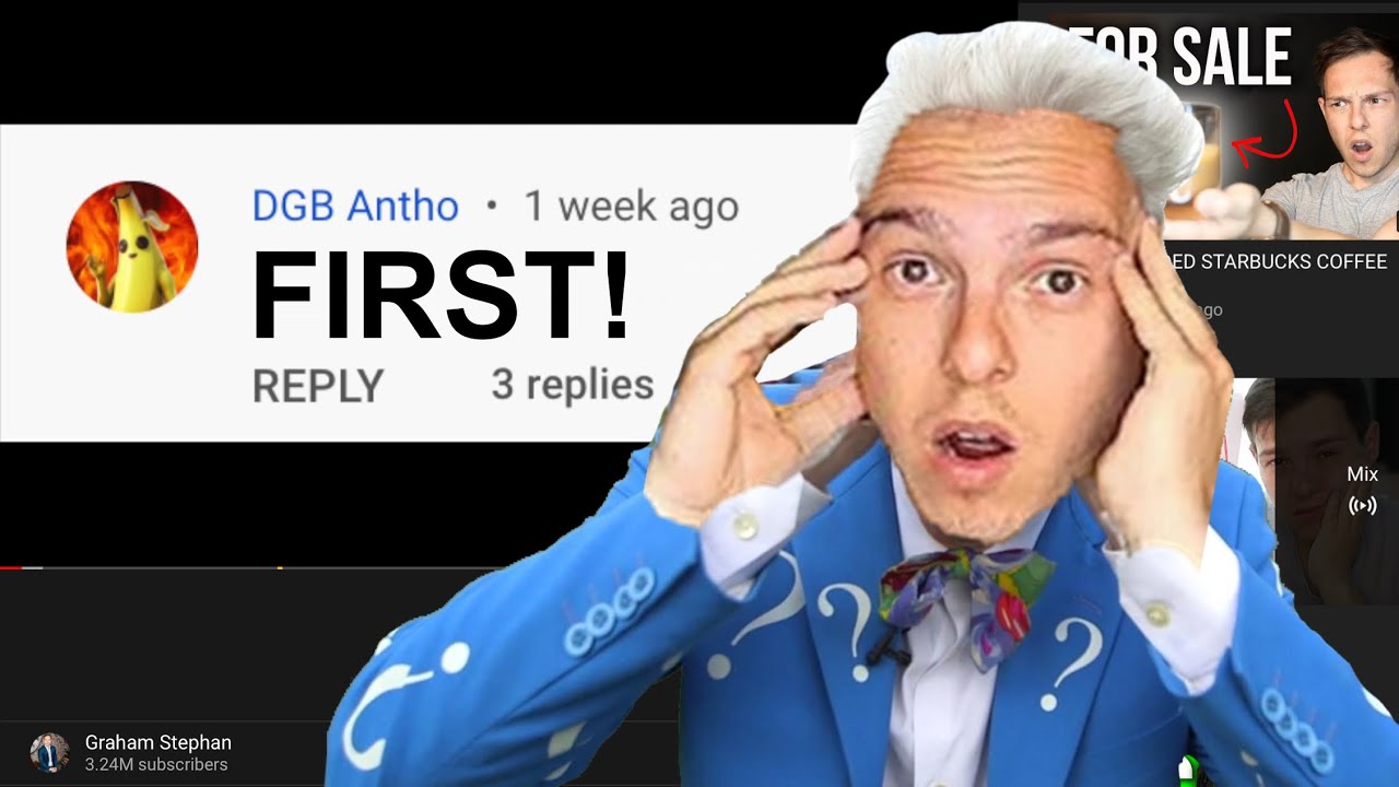 I Got First to EVERY Graham Stephan Video - YouTube
