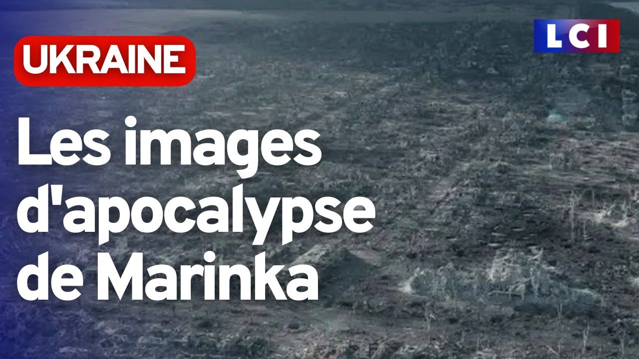 La ville de Marinka, 10.000 habitants, n'est plus qu'un champ de ruines ...