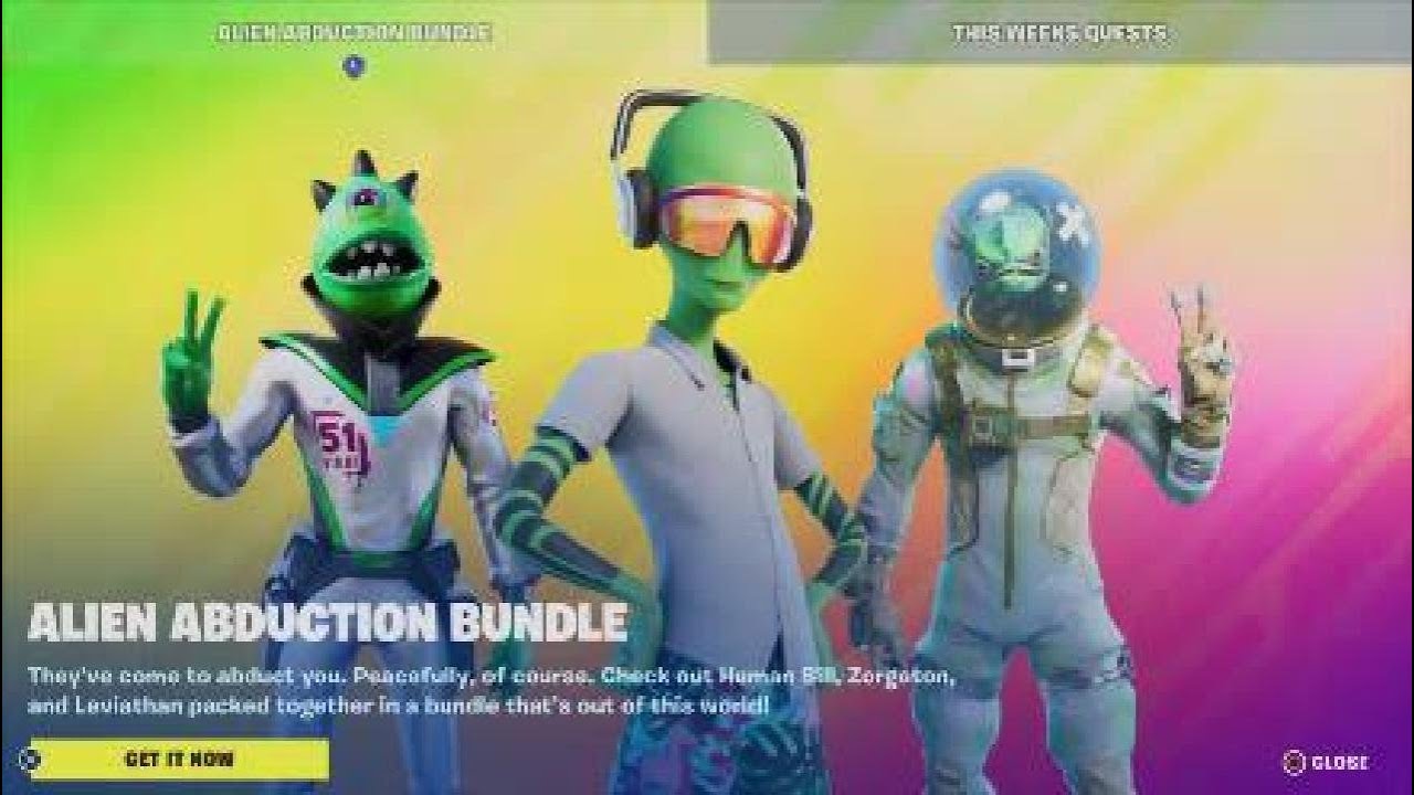 Fortnite Item Shop February 24, 2023 - Alien Abduction Bundle Has ...