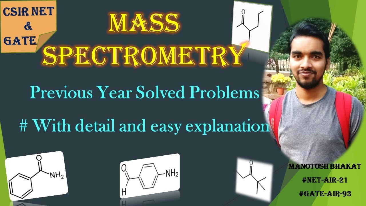 Mass Spectrometry||Previous year solved problems - YouTube
