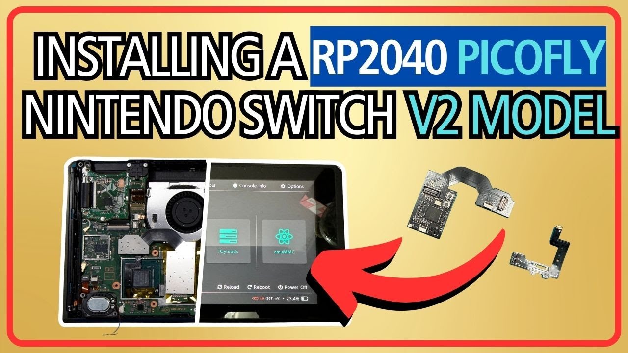 Latest RP2040 PicoFly *2024* : Nintendo Switch V2 Install - YouTube