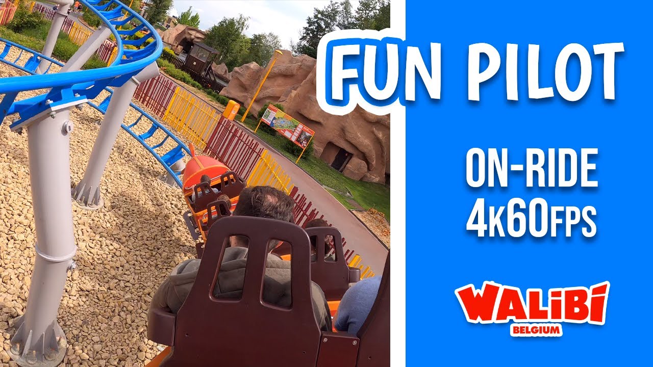 Fun Pilot | On-Ride POV Middle - 4k60fps | Zierer Force Coaster | Walibi Belgium - YouTube