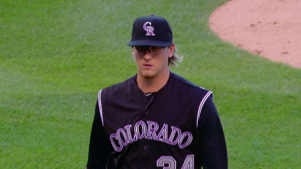 CHC@COL: Hoffman strikes out Soler looking - YouTube