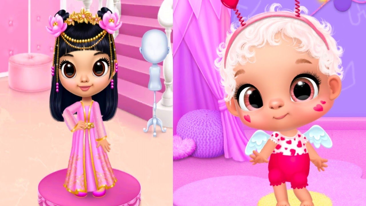 Princess Enchanted Castle Vs Giggles Babies Toddler Care Games - YouTube