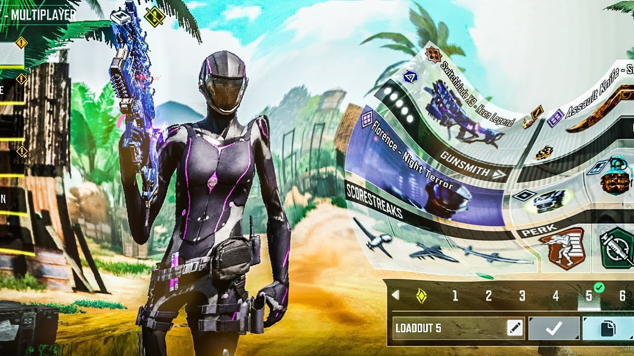 mythic switchblade x9 neon legend gameplay codm - YouTube