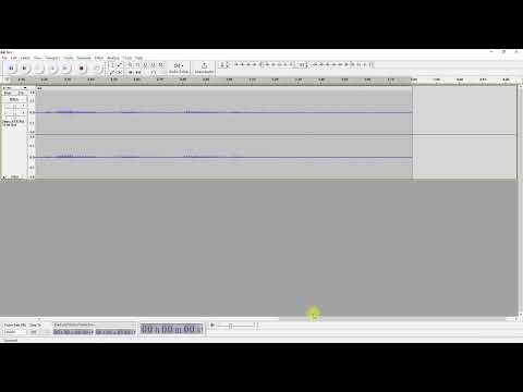 Audio editor (Audacity) example - YouTube