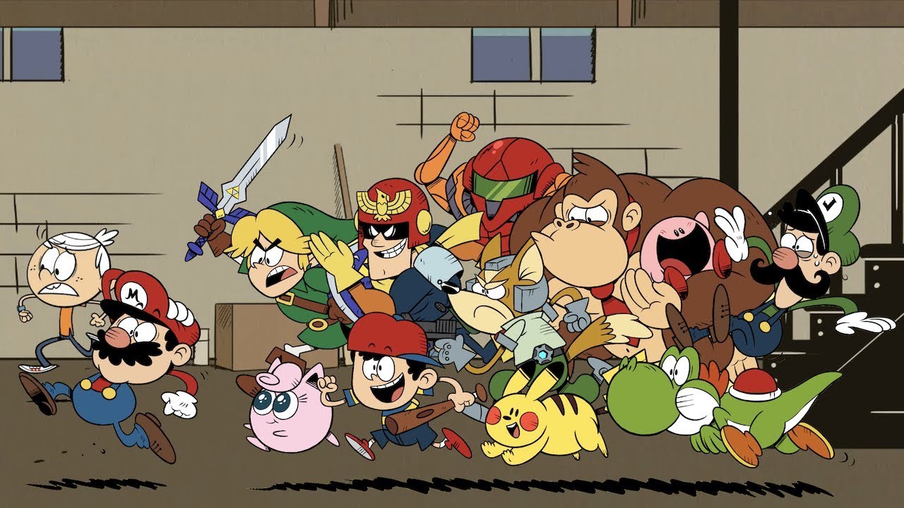 Smash Ultimate referenced in The Loud House (Original Animation by ...