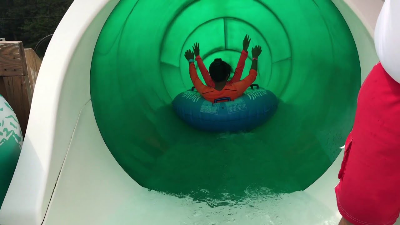 Almost Crashed Other Sliders in Gigantic Tornado Vortex Bowl Water ...