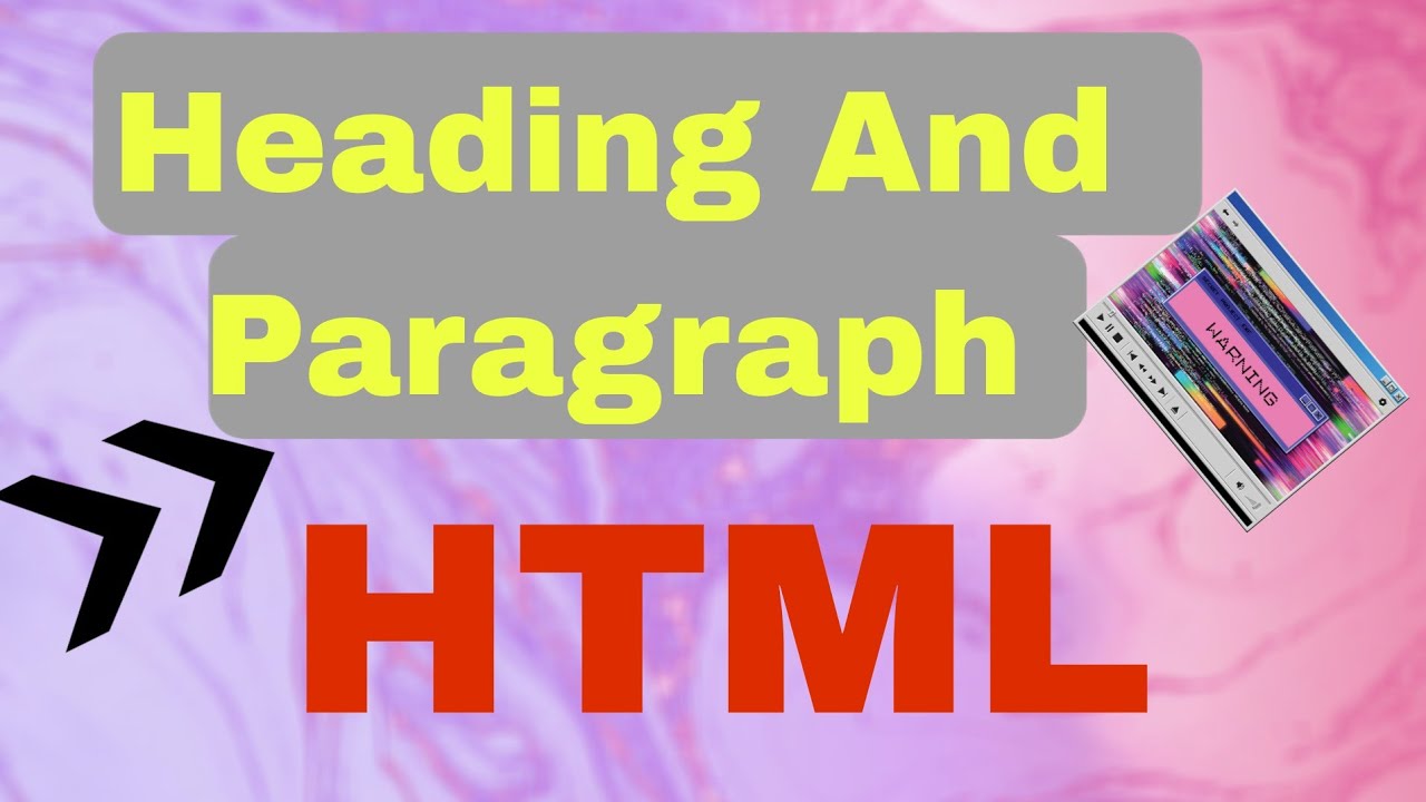 Heading and Paragragh in HTML|HTML|@computer-0786 - YouTube