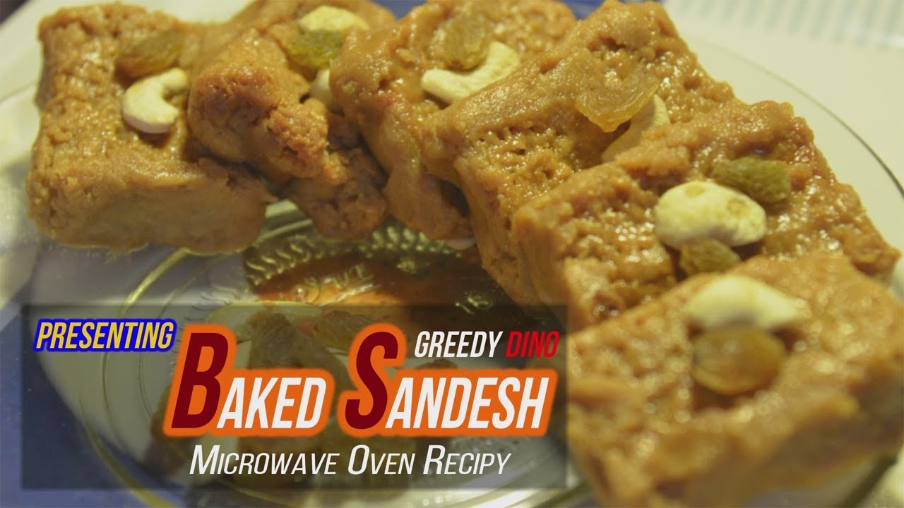 Baked Sandesh | HOW TO MAKE | Microwave Oven RECIPE - YouTube