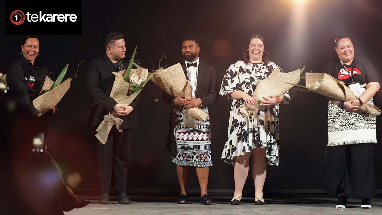 Indigenous flair shines as Kahui Collective hit the runway - YouTube