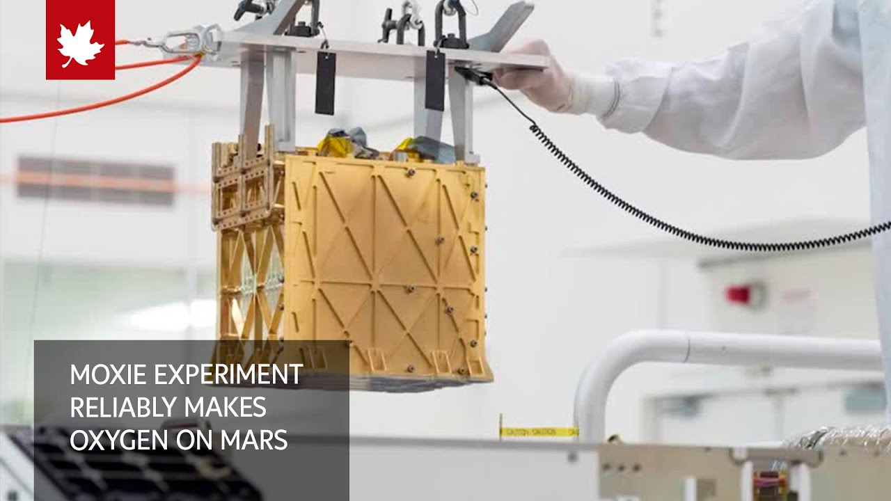 MOXIE experiment reliably makes oxygen on Mars - YouTube