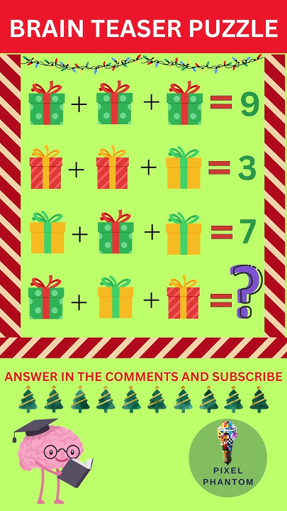 Tricky Maths Puzzle | brain Teaser - YouTube