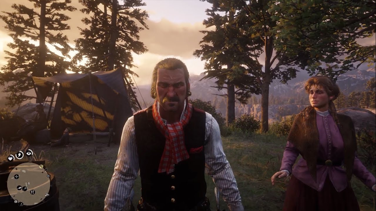 RDR2 - Mary and Molly's reaction when Dutch and Arthur fight - YouTube