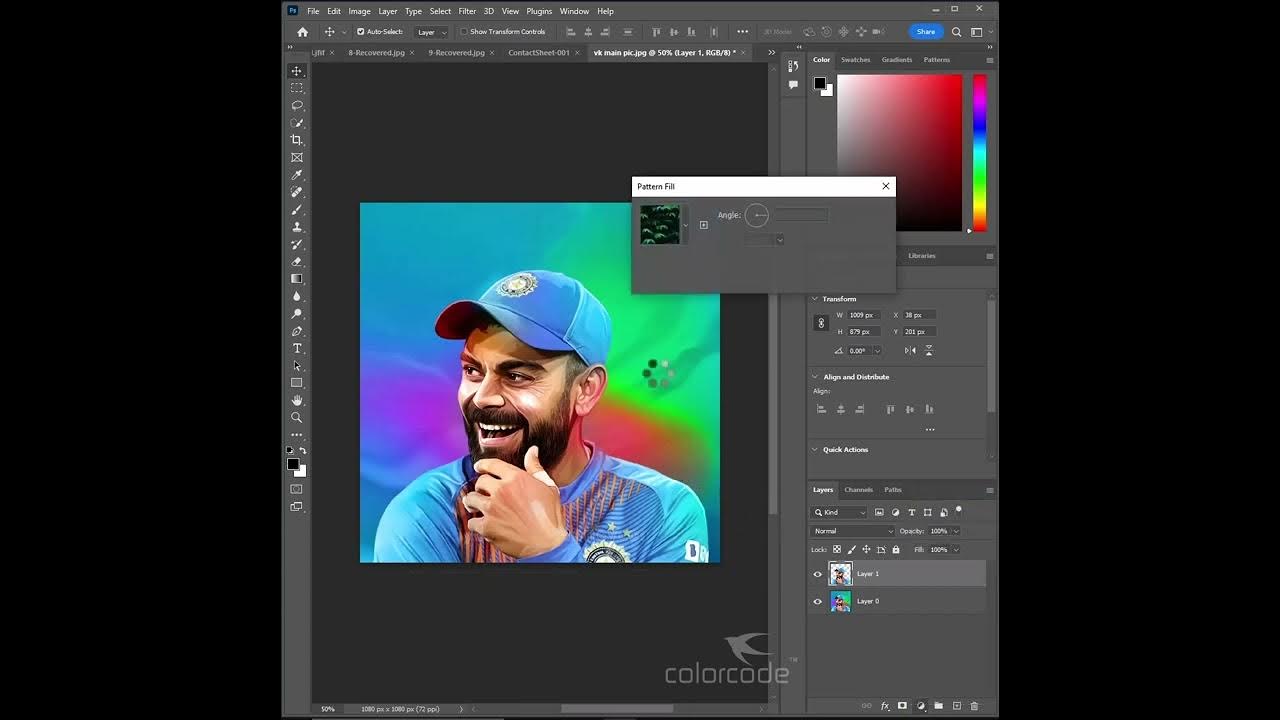 How to Create Photo Mosaic Portraits using Adobe Photoshop - YouTube