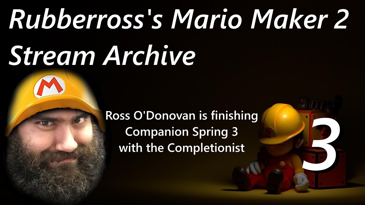 3 - ROSS O'DONOVAN IS FINISHING COMPANION SPRING 3 W/ THE COMPLETIONIST ...