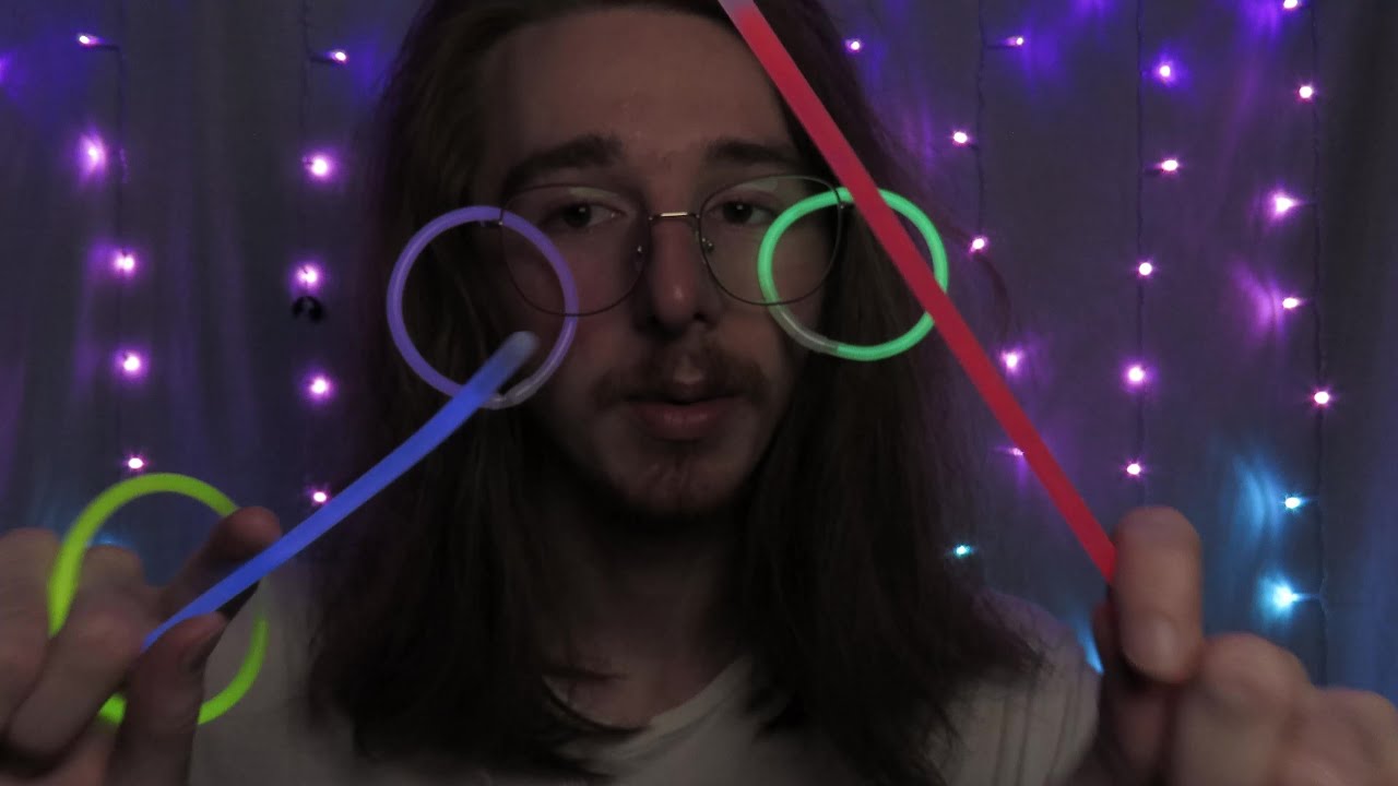 ASMR | Je t'apporte dans l'univers des couleurs fluorescent - YouTube