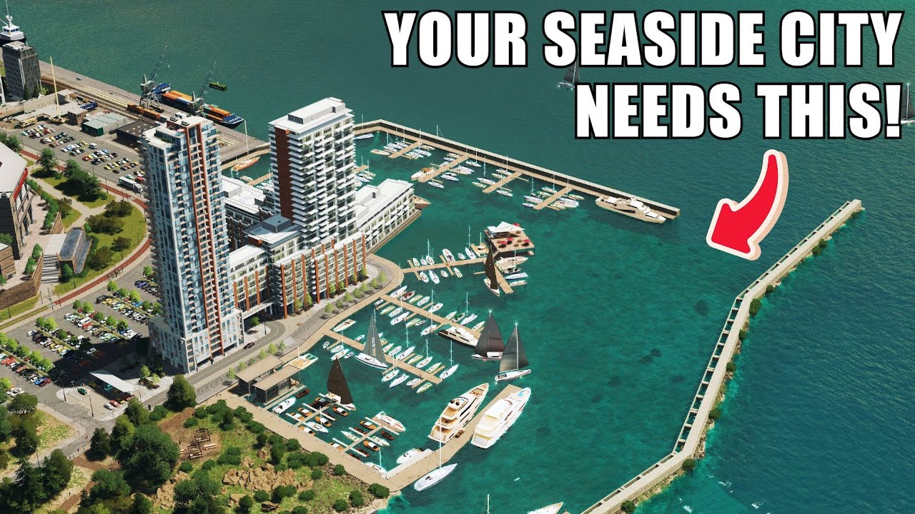 Building a REALISTIC Marina in my High-Detail City | Cities Skylines ...