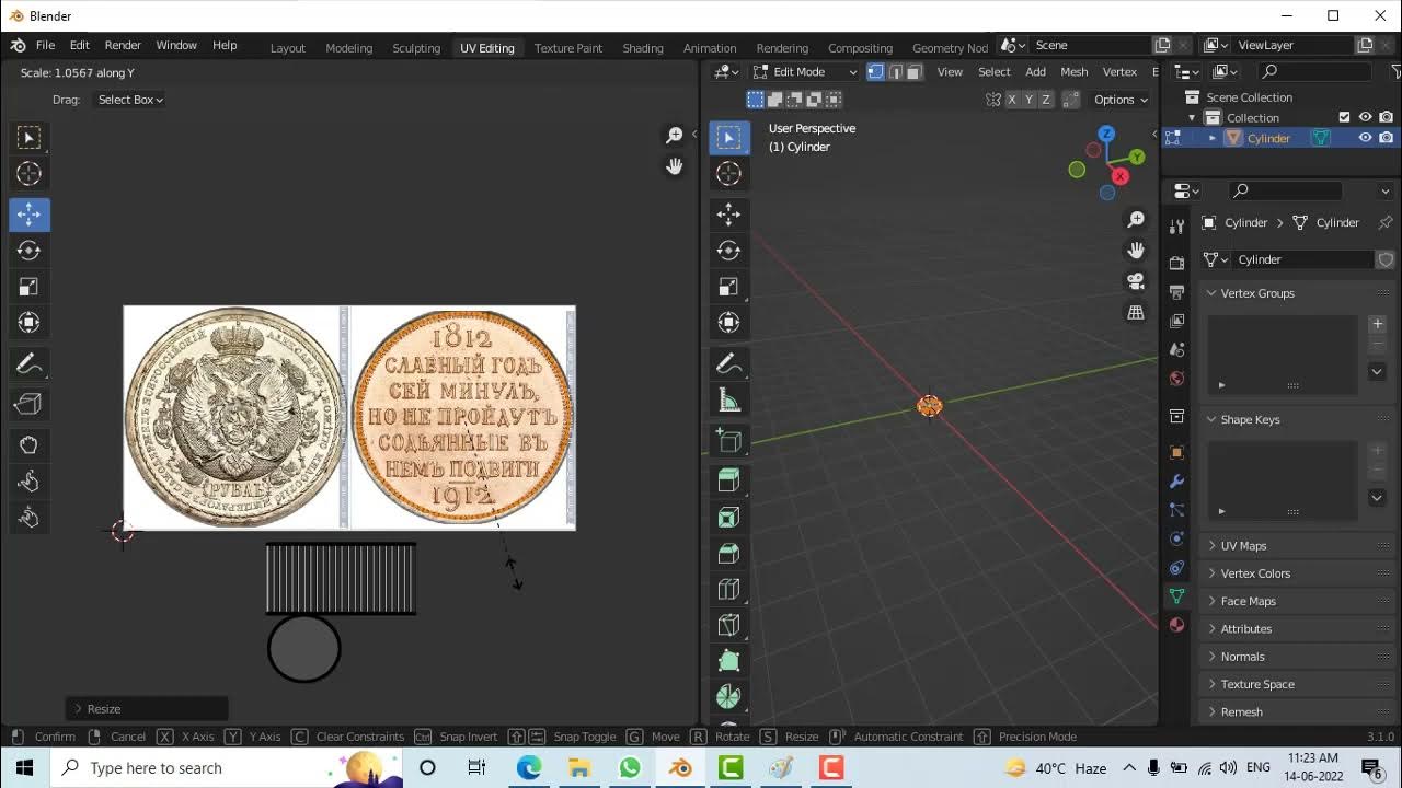 Coin Making in Blender - YouTube