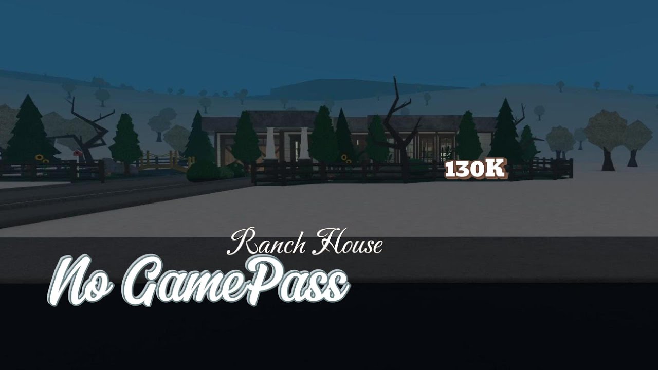 BLOXBURG || Ranch House| No Gamepass | Speedbuild | Roblox - YouTube