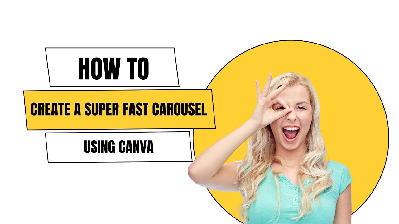 How to Create a Super Fast Carousel Using Canva - YouTube