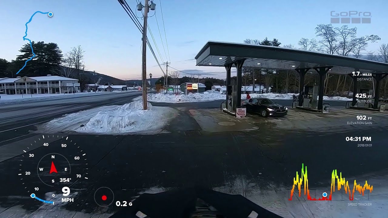 Snowmobiling in Lake George New York 1/1/18 - YouTube