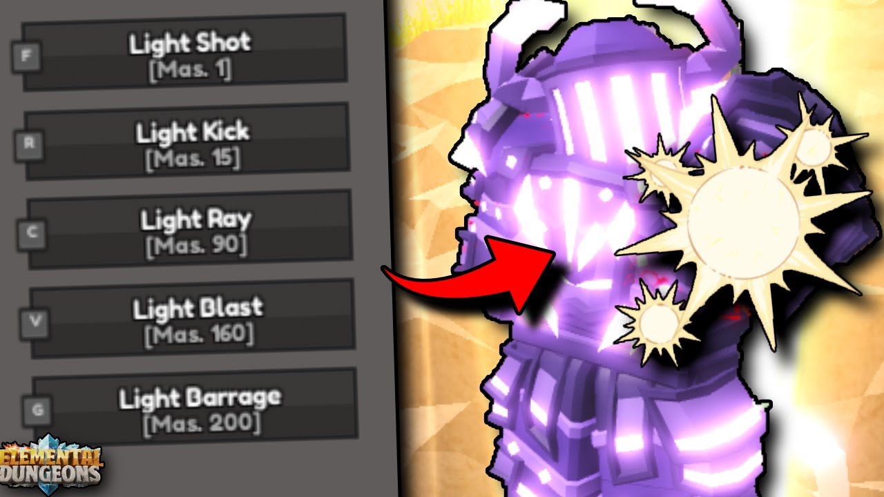 Is LIGHT a GOOD ELEMENT?! - Elemental Dungeons' LIGHT ELEMENT OVERVIEW ...