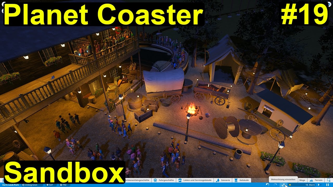 Planet Coaster [Sandbox] - eine kleine Wagenburg #19 - Deutsch/German ...