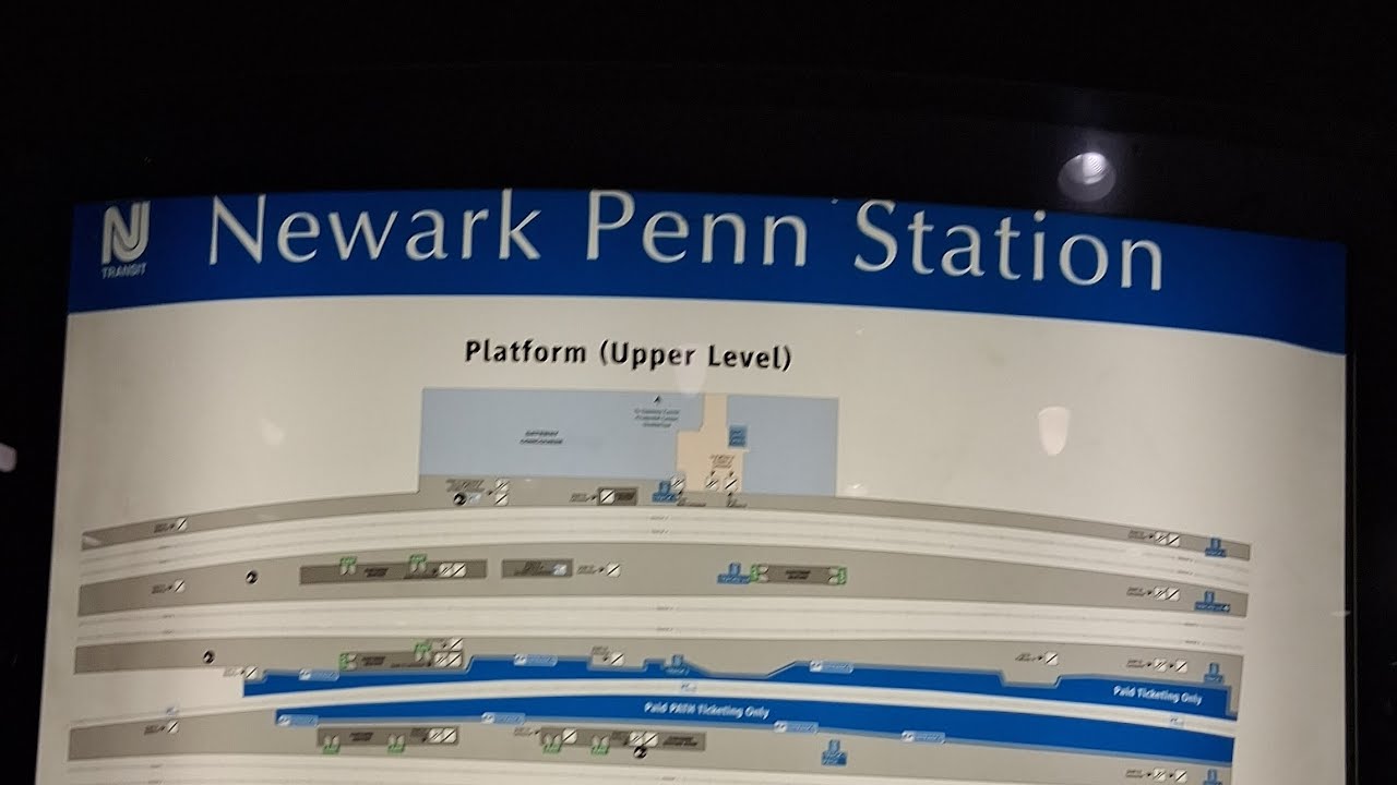 Newark Penn Station Part 2 Night Time! - YouTube