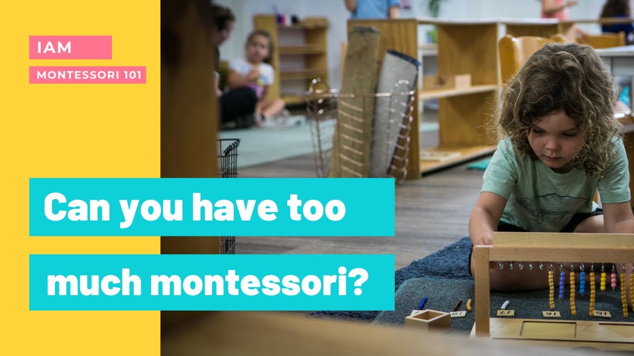 Montessori 101 - Can you have too much montessori? - YouTube