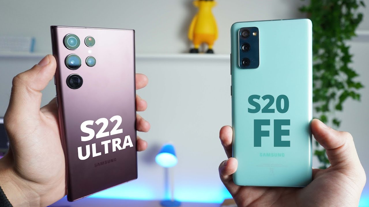 UAU! S22 ULTRA VS S20 FE - O resultado vai te surpreender - YouTube