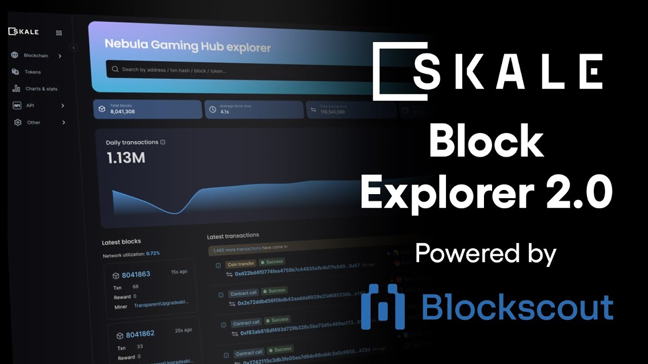 SKALE enhances over all user experience with rollout of Block Explorer ...