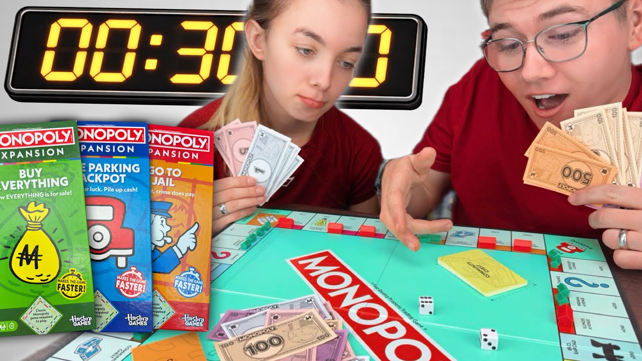 How Fast can we Play Monopoly? (Using Speed Expansions) - YouTube