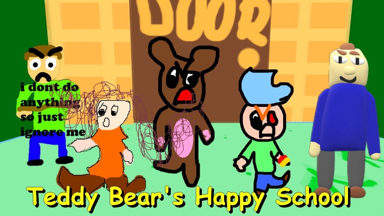 Teddy Bear's Happy School V1.1.2 - Baldi's Basics Fan-game - YouTube