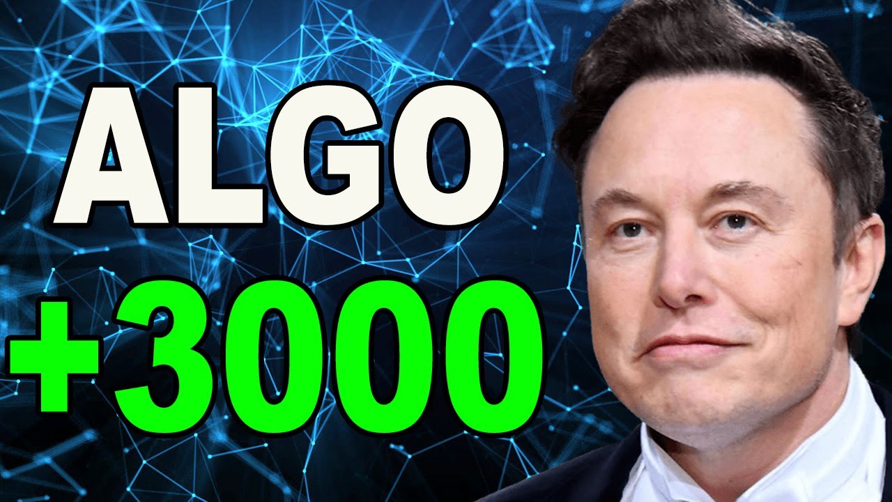 ALGO WILL X3000 AFTER DEAL WITH ELON MUSK - ALGORAND PRICE FORECAST 2023 - YouTube