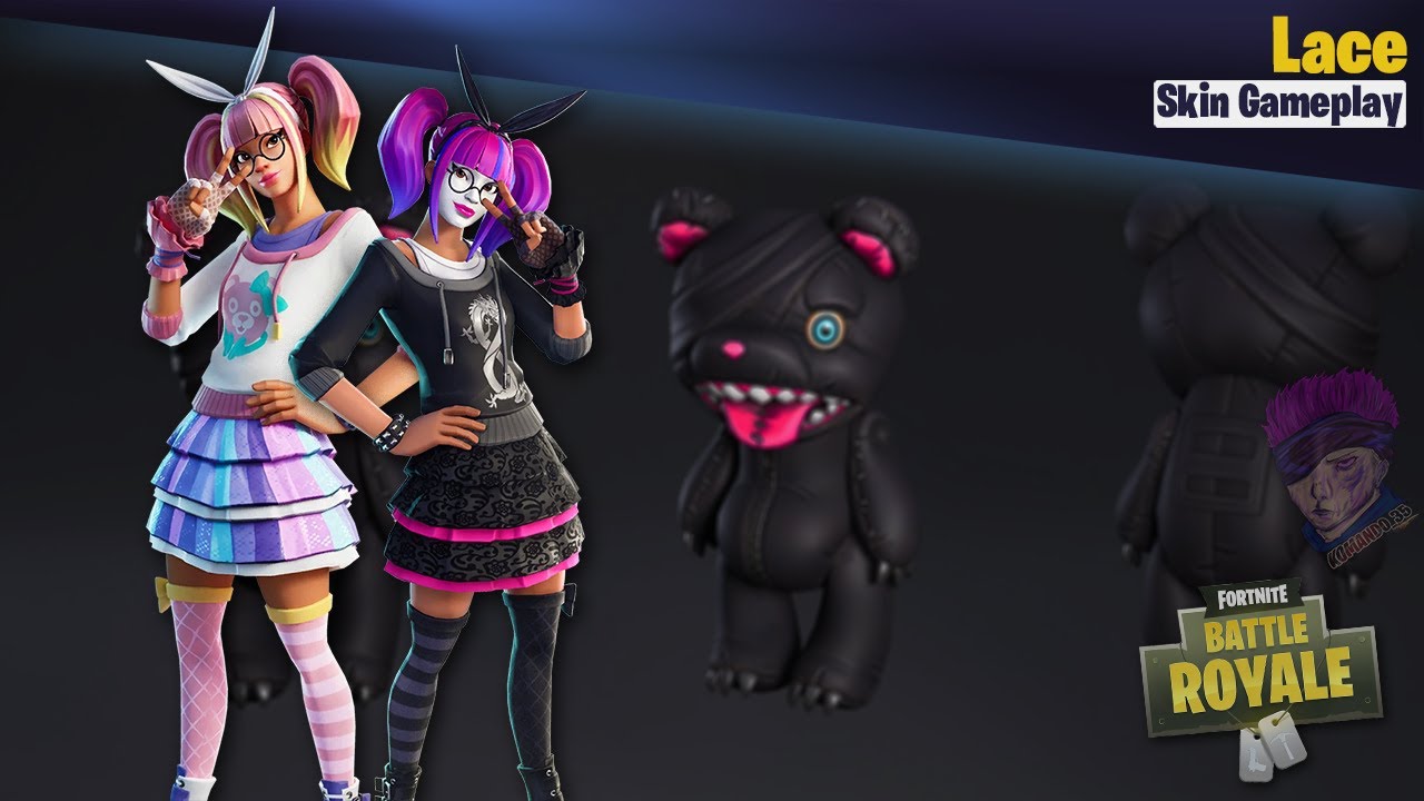 Fortnite Lace Skin Gameplay - YouTube