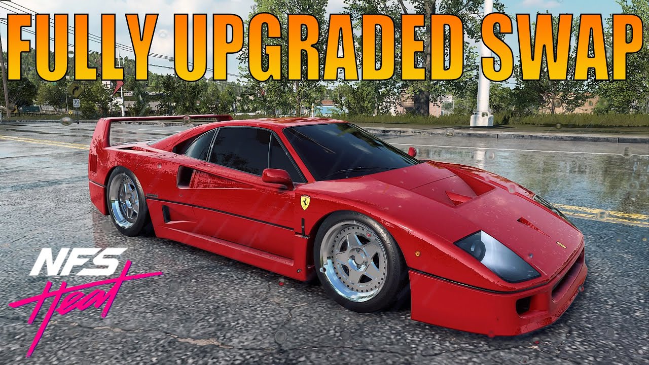 NFS Heat - FERRARI F40 Best Engine Fully Upgraded 400+ Ultimate+ Parts ...